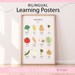 Chinese Learning Posters | Vegetables Poster | Bilingual Chinese ...