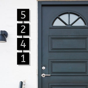 Retro House Numbers | Mid Century House Number | House Numbers ...