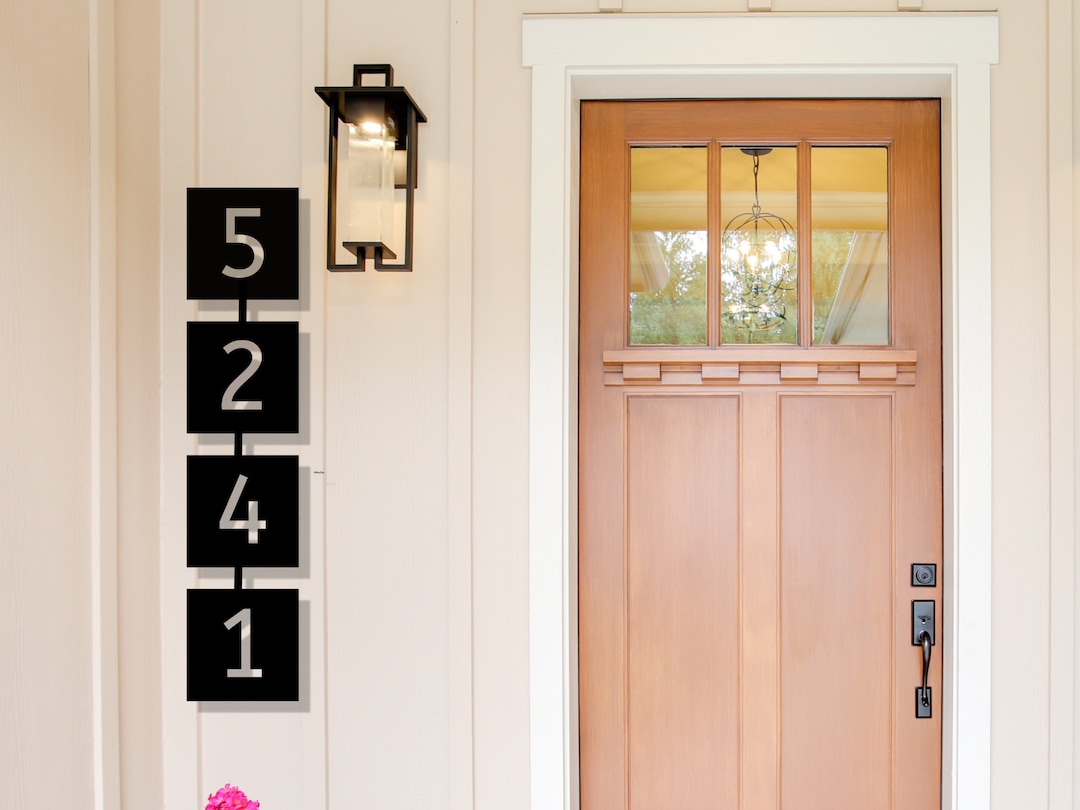 Retro House Numbers | Mid Century House Number | House Numbers ...