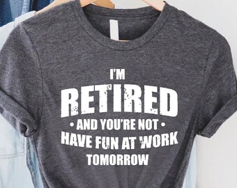 Retirement Shirt, Goodbye Tension Hello Pension, Retired Shirt ...