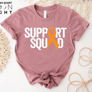 Kidney Cancer Awareness Support Squad Shirt ,leukemia Awareness Shirt ...