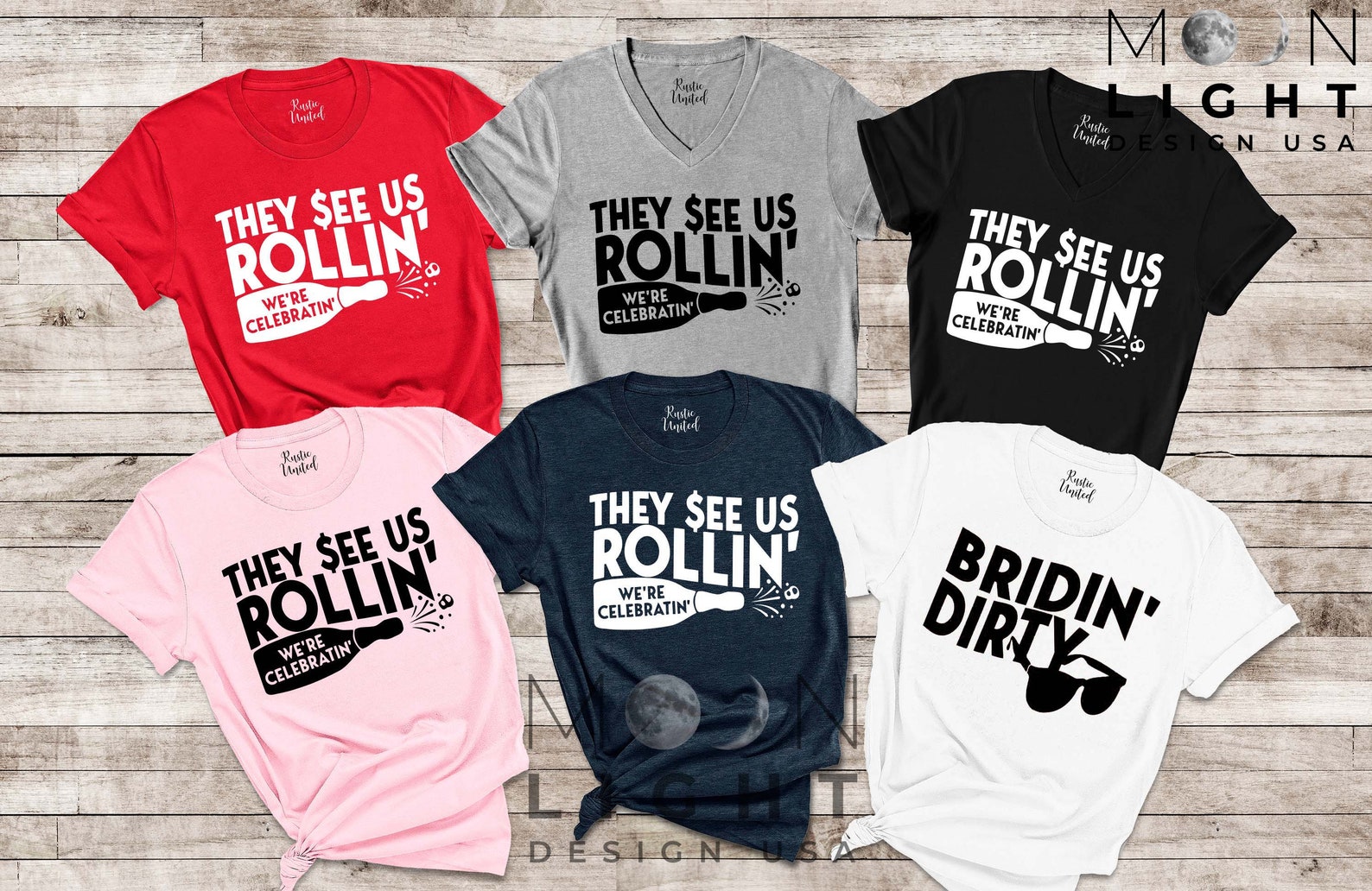 Funny Bachelorette Party Shirts Bridin Dirty Shirt They See - Etsy