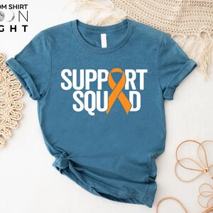 Kidney Cancer Awareness Support Squad Shirt ,leukemia Awareness Shirt ...