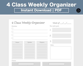 Class Organizer - Etsy