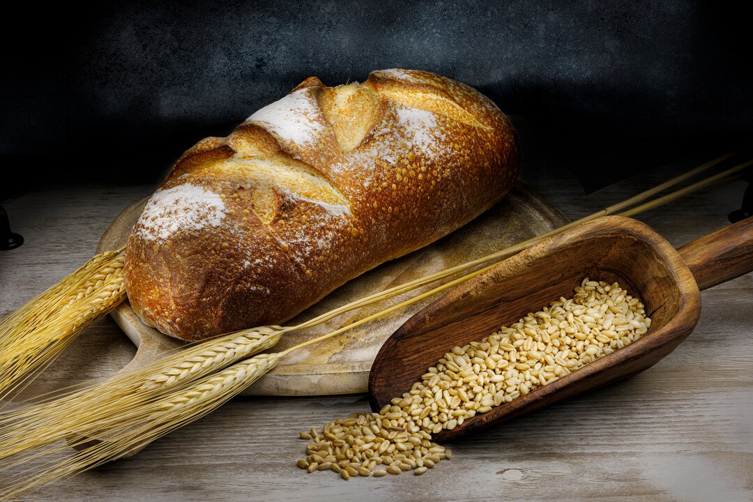 Gray Bread Loaf Light Painting Photography Canvas Print Home - Etsy