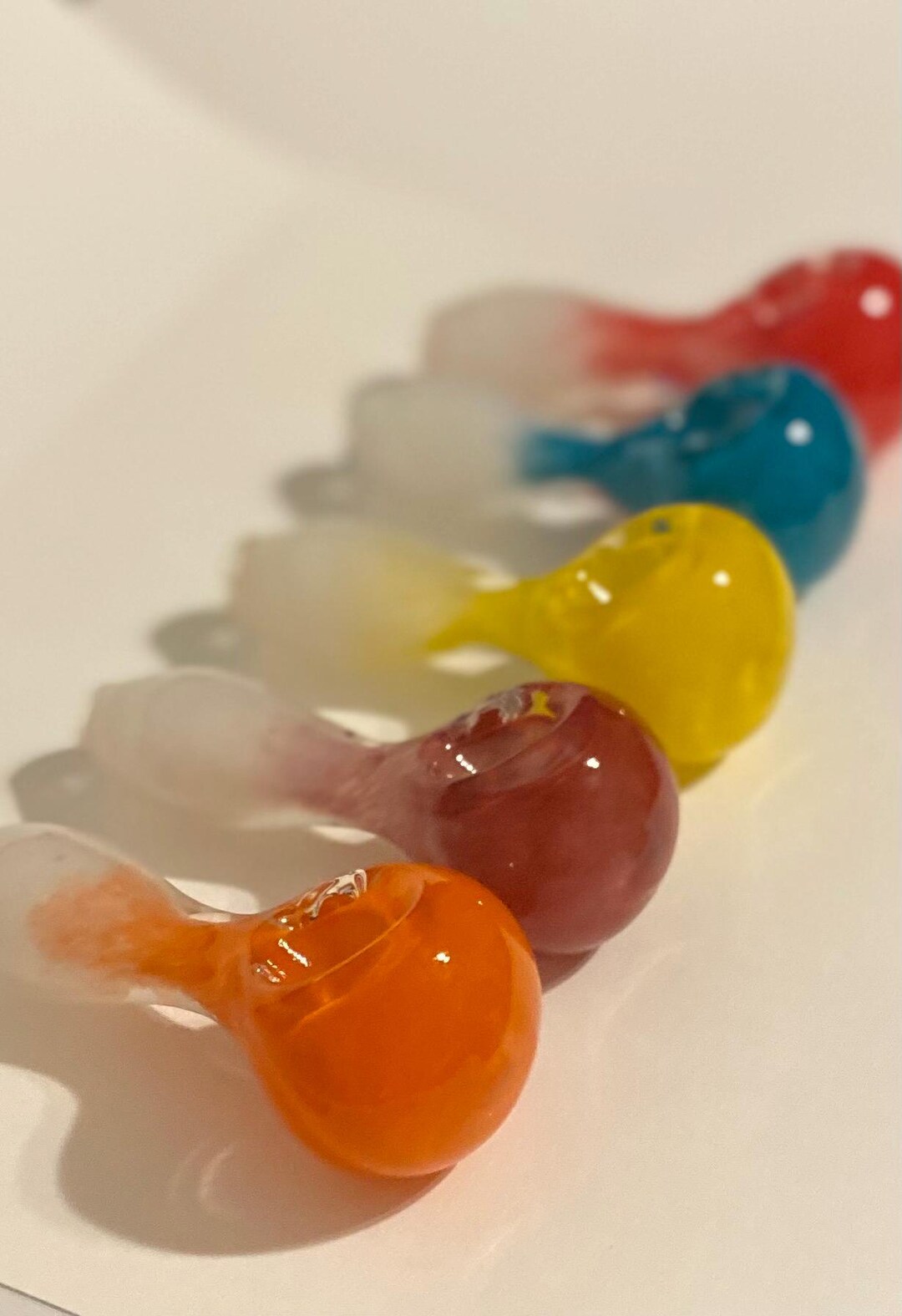 Colorful Glass Hand Pipes - Etsy