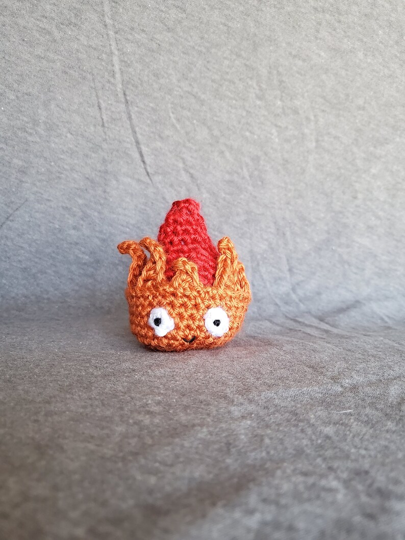 Calcifer the Fire Demon Inspired Crochet Pattern - PDF Tutorial With ...