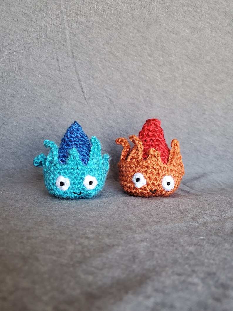 Calcifer the Fire Demon Inspired Crochet Pattern - PDF Tutorial With ...