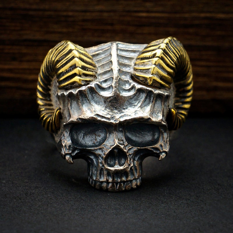 Satanic Rings for Men - Etsy