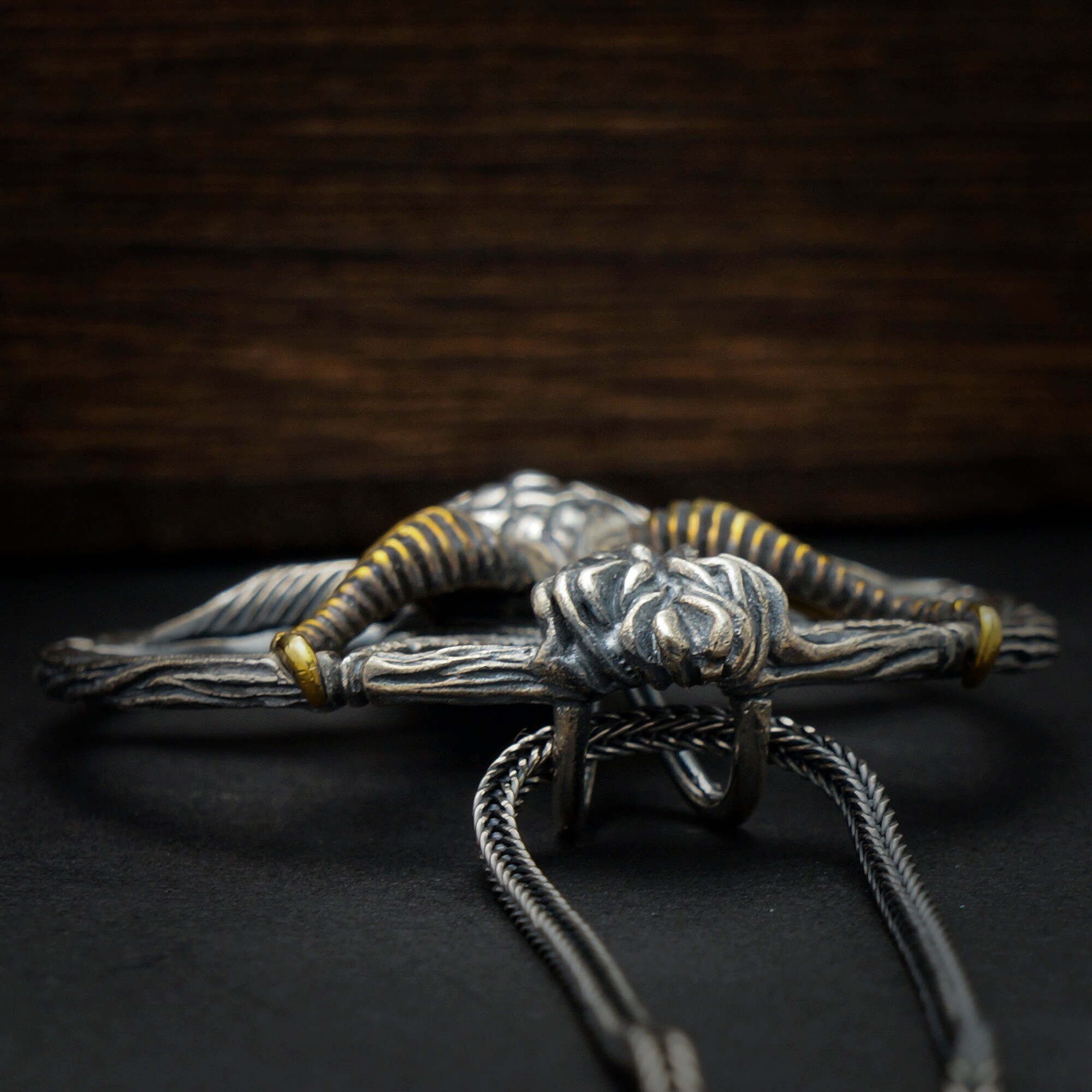 Baphomet Pentagram Satanic Pendant Necklace Silver Occult - Etsy