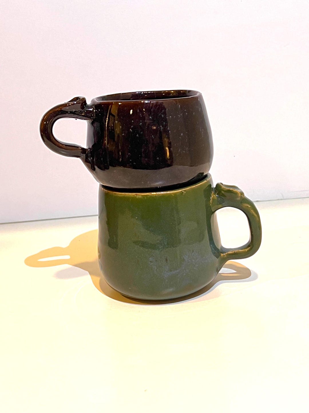 Round Thumb Mugs - Etsy