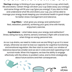 Emotional Support Therapy What Fills Your Cup Self Care Cup Mental ...