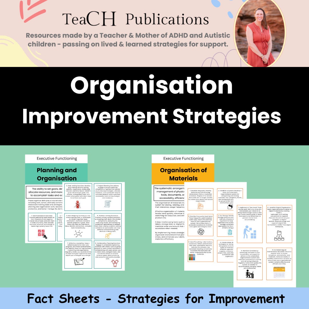 Organization Skills Life Skills Teacher Coach Daily Life ADHD ...