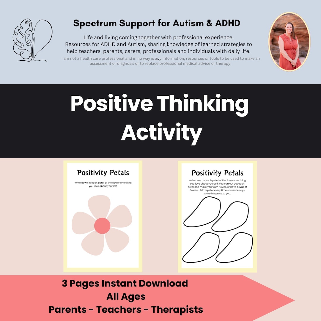 Daily Positive Affirmation Therapy Worksheet Activity Mental Health ...