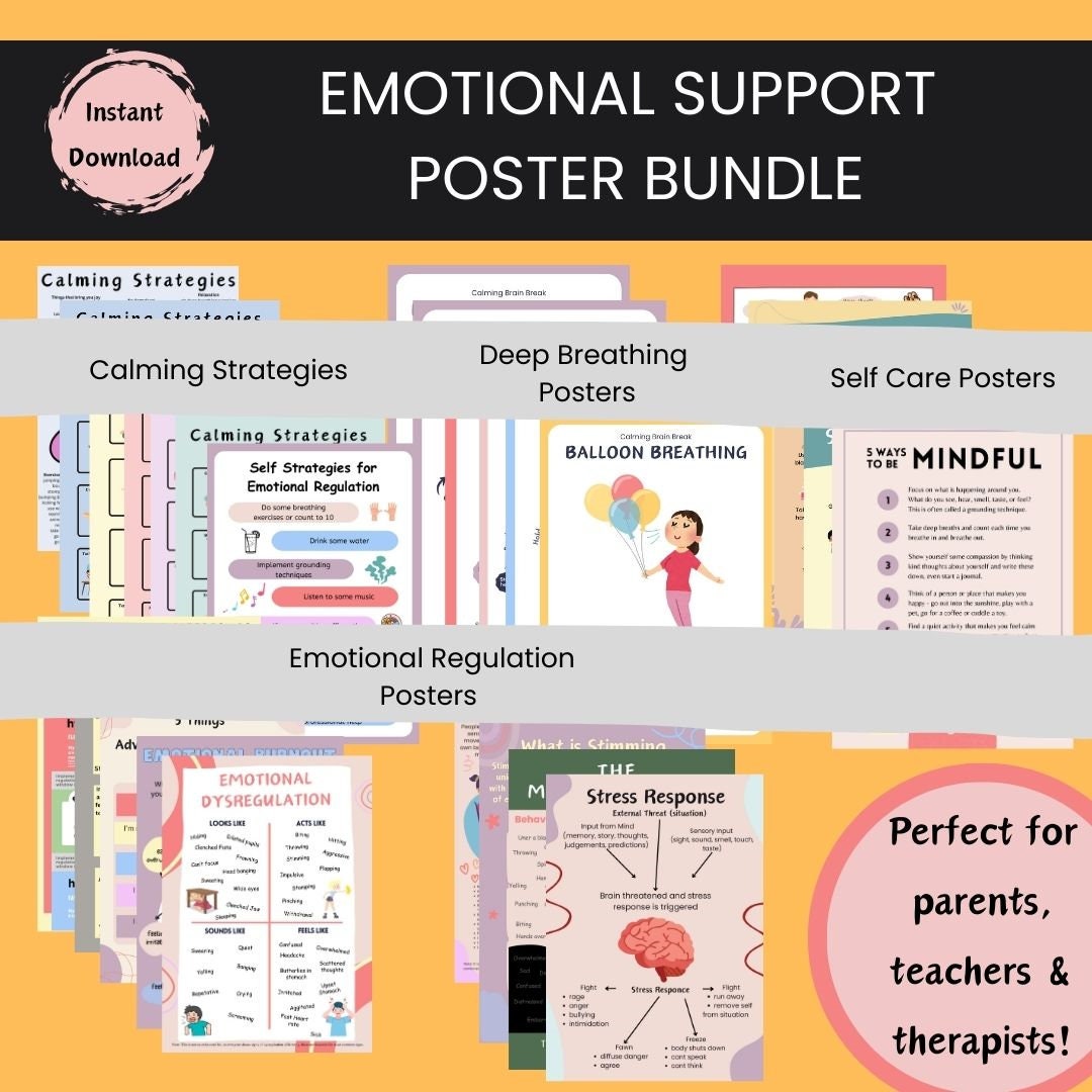 Coping Skills Bundle Support for Emotional Regulation & Executive ...