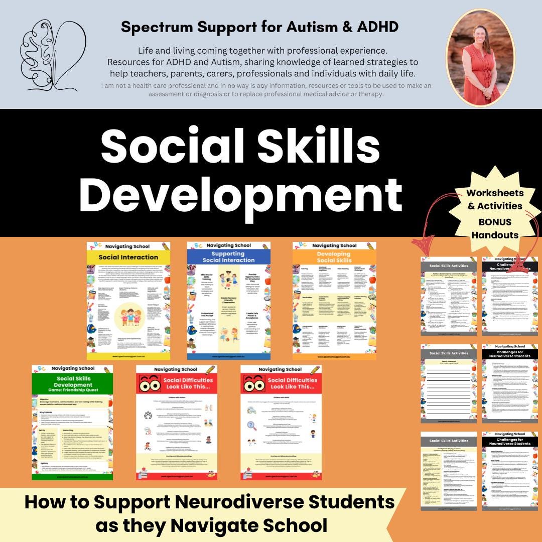 Social Skills Inclusive Classroom Teacher Resource Speech Therapist ...
