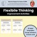 Executive Functioning Activities Flexible Thinking Therapy Worksheets ...