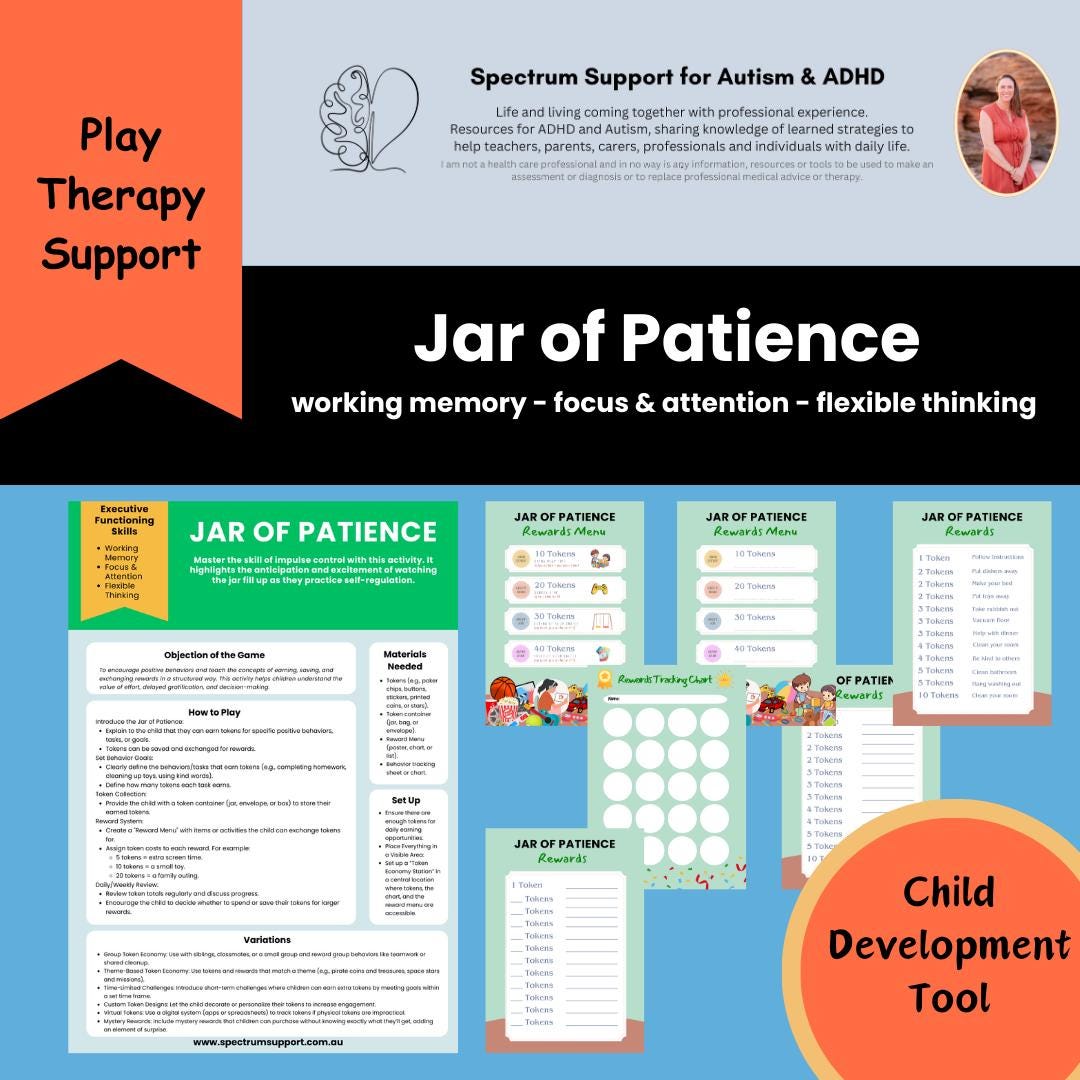 Jar of Patience: Executive Functioning, Autism & ADHD Helper (PDF ...