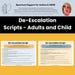 De-escalation Scripts: Emotional Regulation for Autism & ADHD (PDF ...