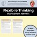Executive Functioning Activities Flexible Thinking Therapy Worksheets ...