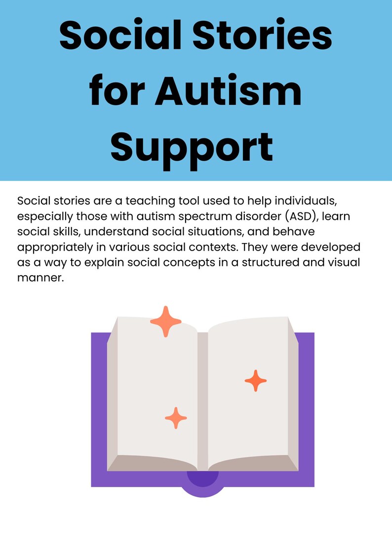Sensory Overload Social Story: Autism Visual Support (PDF) - Etsy
