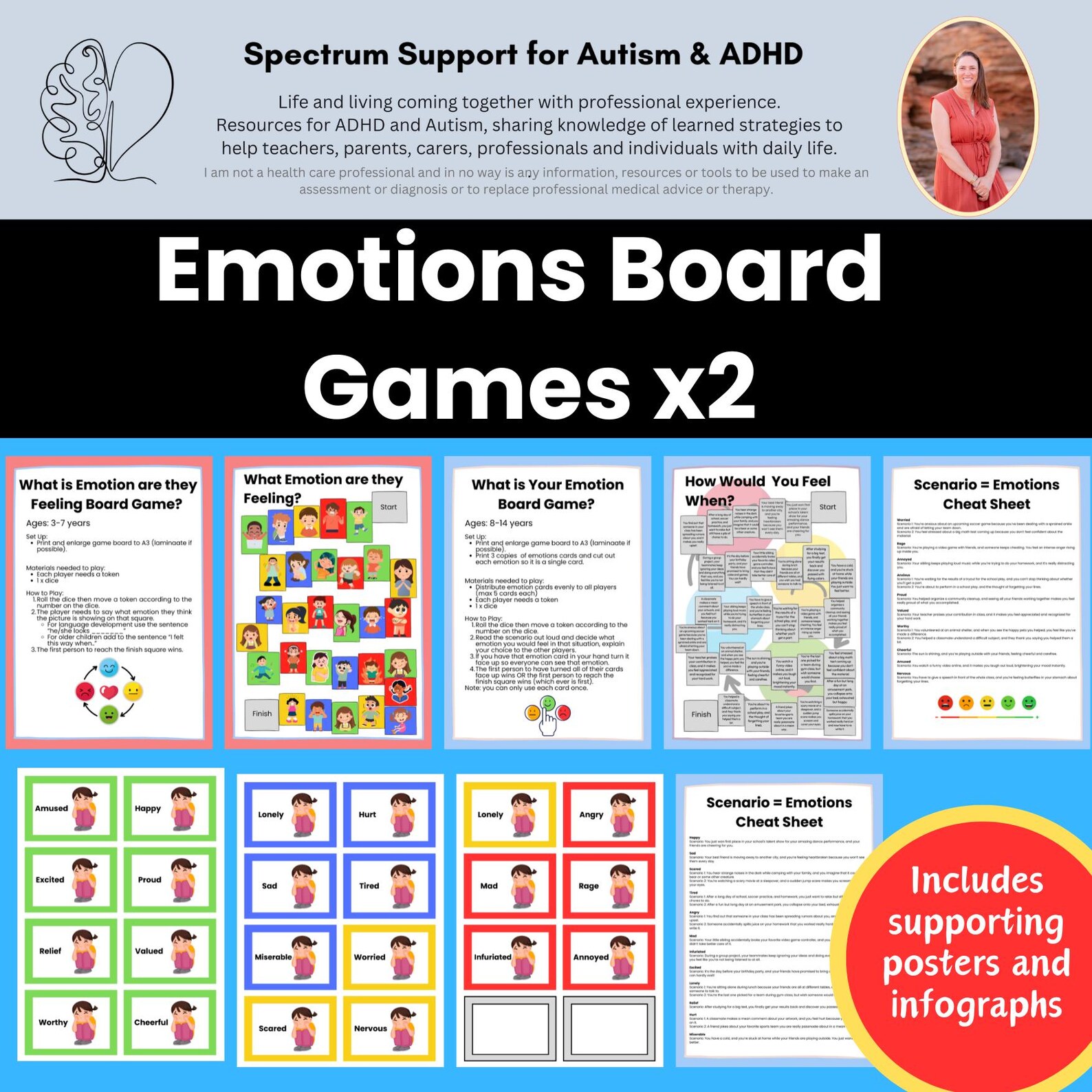 Games for Learning Social Emotional Skills Child Development School ...