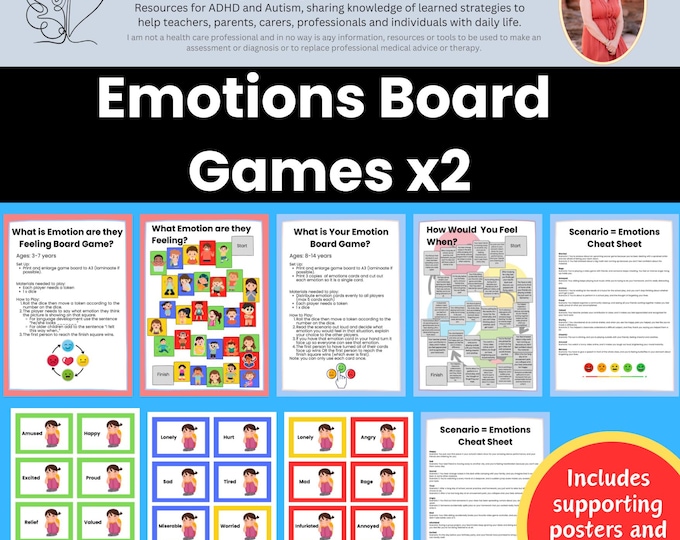 Games for Learning Social Emotional Skills Child Development School ...