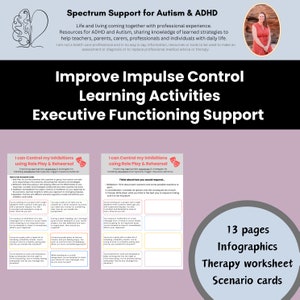 Impulse Control Activities: ADHD, Autism, Executive Functioning ...