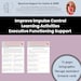 Impulse Control Activities: ADHD, Autism, Executive Functioning ...