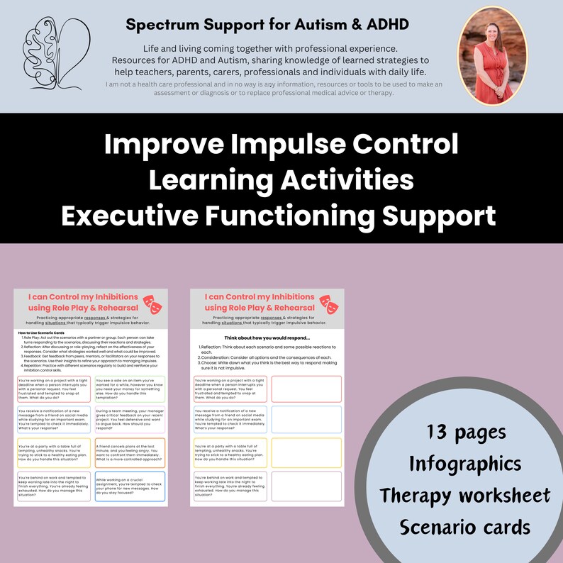 Impulse Control Activities: ADHD, Autism, Executive Functioning ...