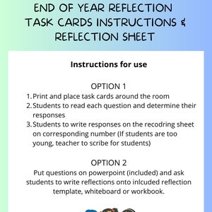 Motivational End of Year Reflection Activity and Powerpoint Teacher ...