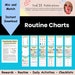 Routine Visual Charts Daily Functioning Support Structure Autism ...