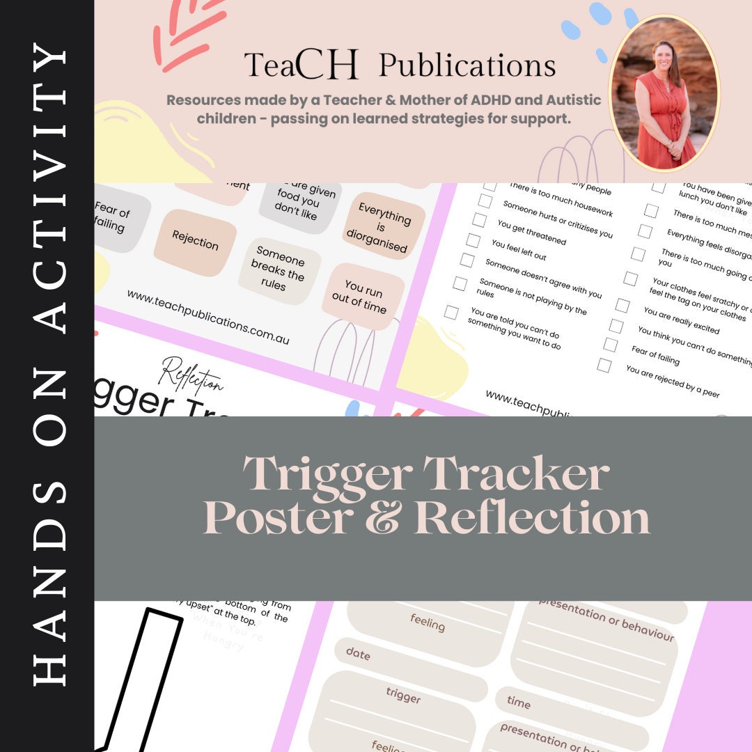 Meltdown Mood Tracker Therapy Journal Anxiety Journal Autism Awareness ...