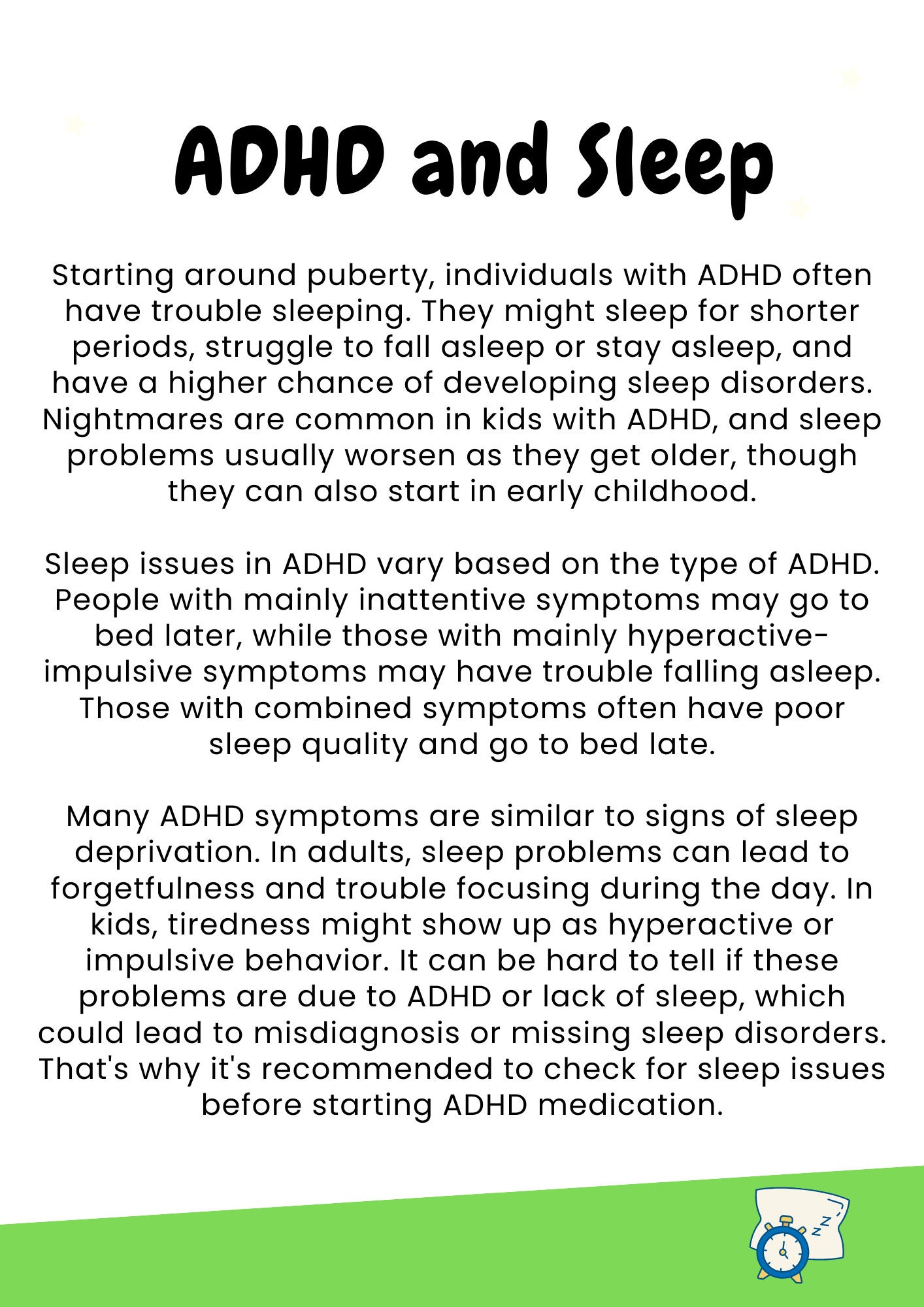 ADHD and Sleep Issues - Strategies on How to Improve Sleep Quality ...