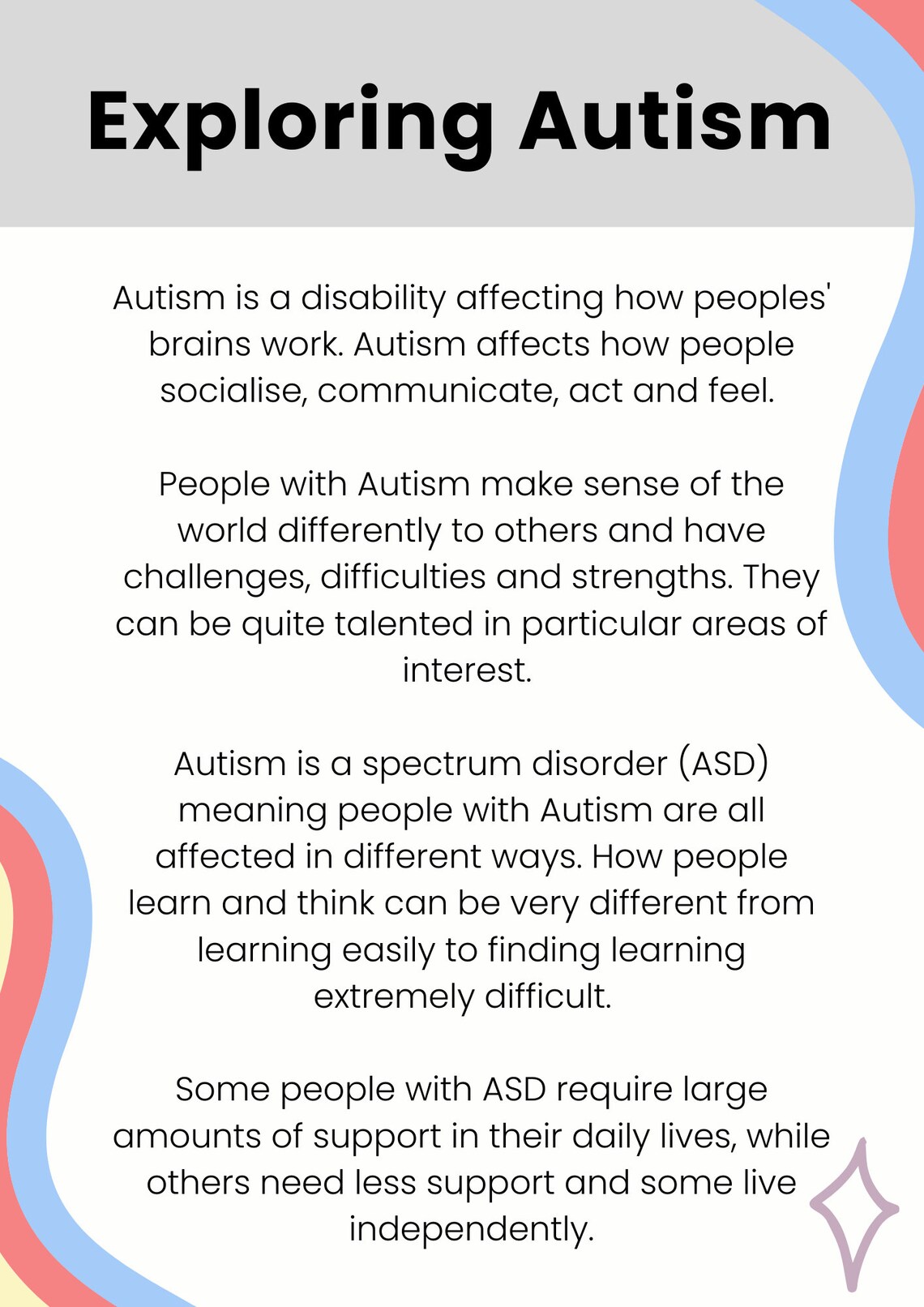 Autism Signs & Symptoms Autism Spectrum Autism Iceberg ADHD Vs Autism ...