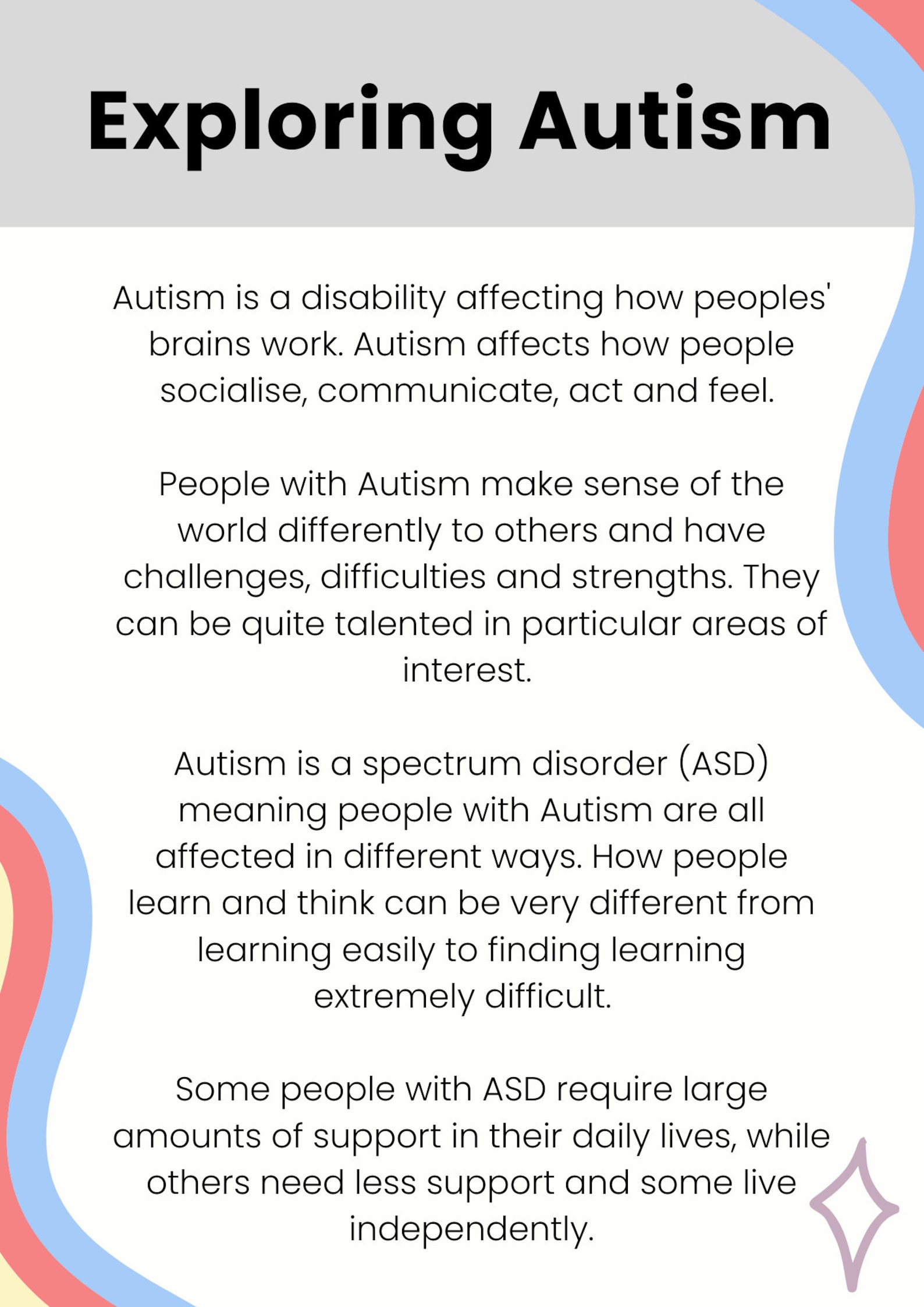 Autism Signs & Symptoms Autism Spectrum Autism Iceberg ADHD Vs Autism ...