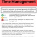 Executive Functioning Time Management Manage Time Improve Efficiency ...