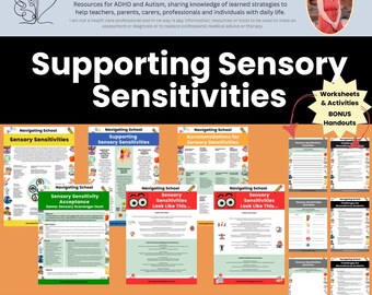 Sensory Regulation Classroom Kit: Autism & ADHD Support (digital ...