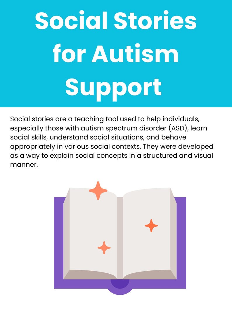 Taking Turns Social Story Visual Support Play Therapy Autism ABA ...