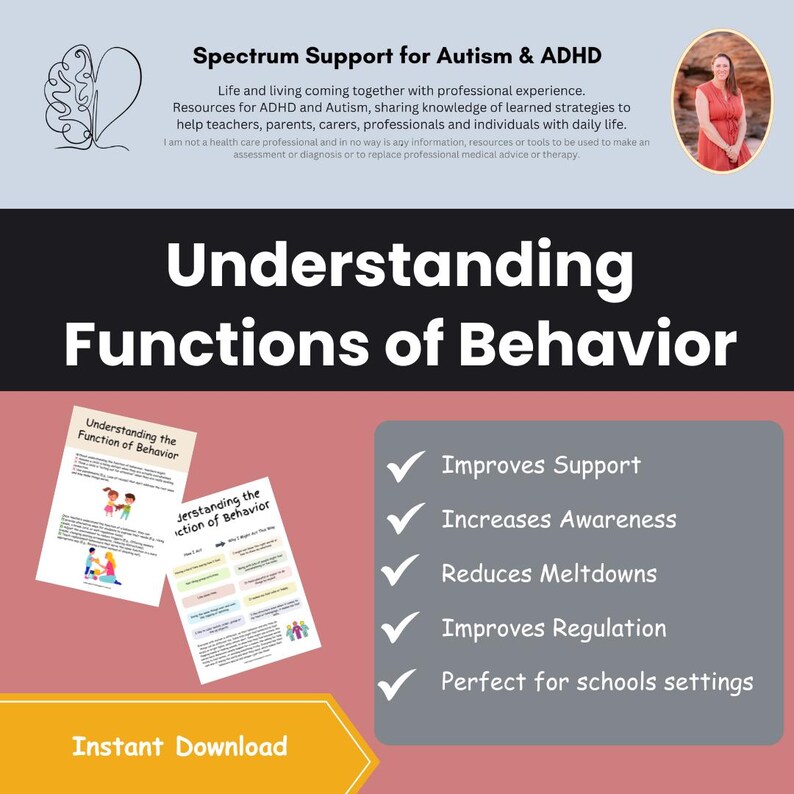Autism Behavior Cheat Sheet Explains Common Reasons for Behaviors ...