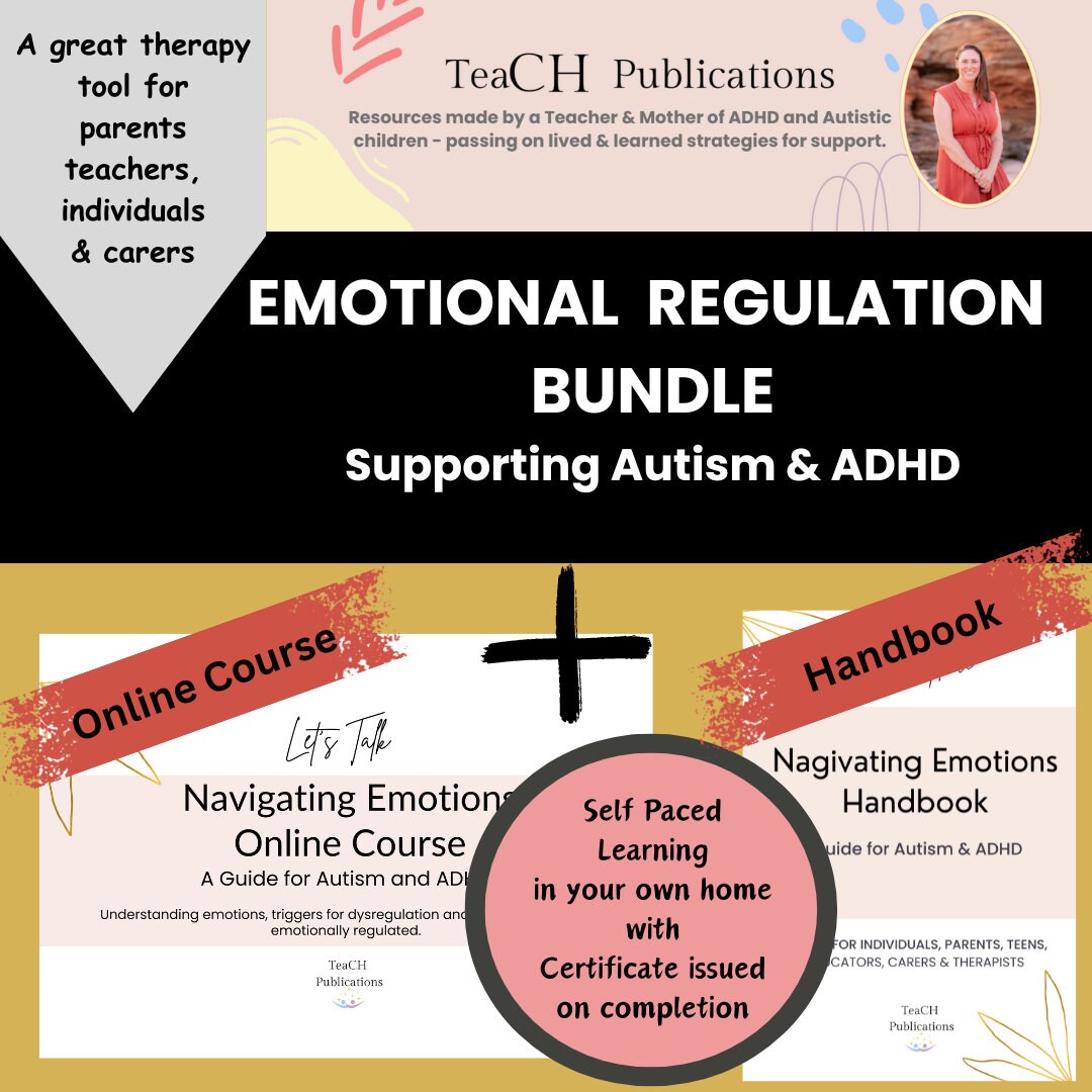 Support for ADHD and Autism Spectrum Online Course and Therapy Workbook ...