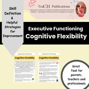 Executive Functioning Cognitive Flexibility (flexible Cognitively) ADHD ...