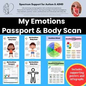 Emotions Body Scan and Passport Bundle for Emotional Regulation ...