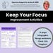 Attention Focus and Concentration Improvement Executive Functioning ...