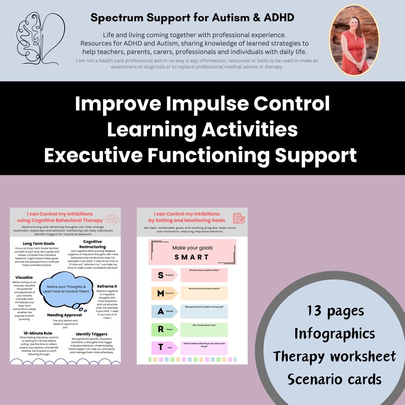 Impulse Control Activities: ADHD, Autism, Executive Functioning ...