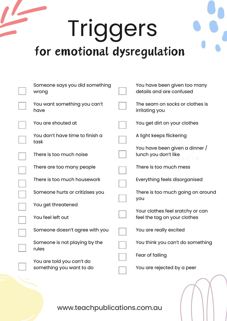 Meltdown Mood Tracker Therapy Journal Anxiety Journal Autism Awareness ...