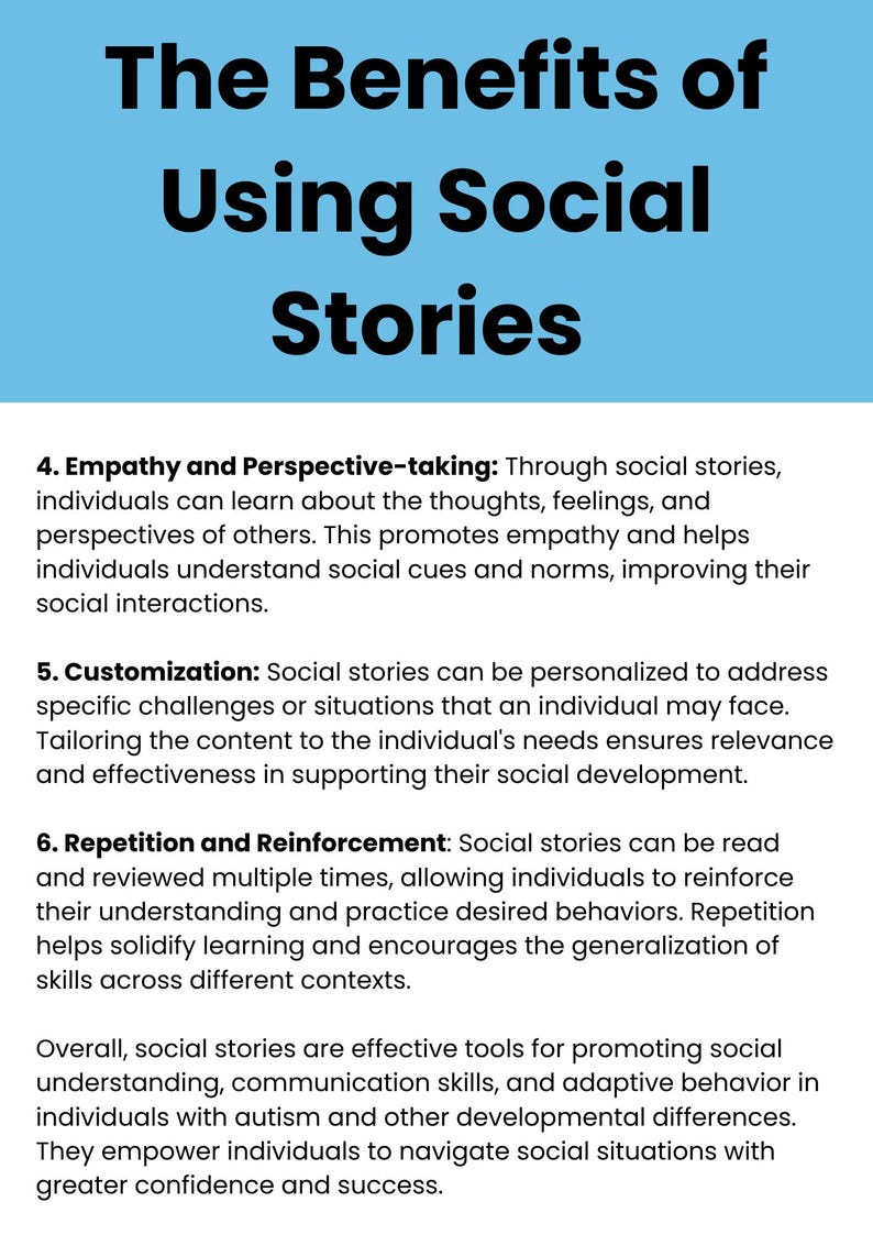 Sensory Overload Social Story: Autism Visual Support (PDF) - Etsy