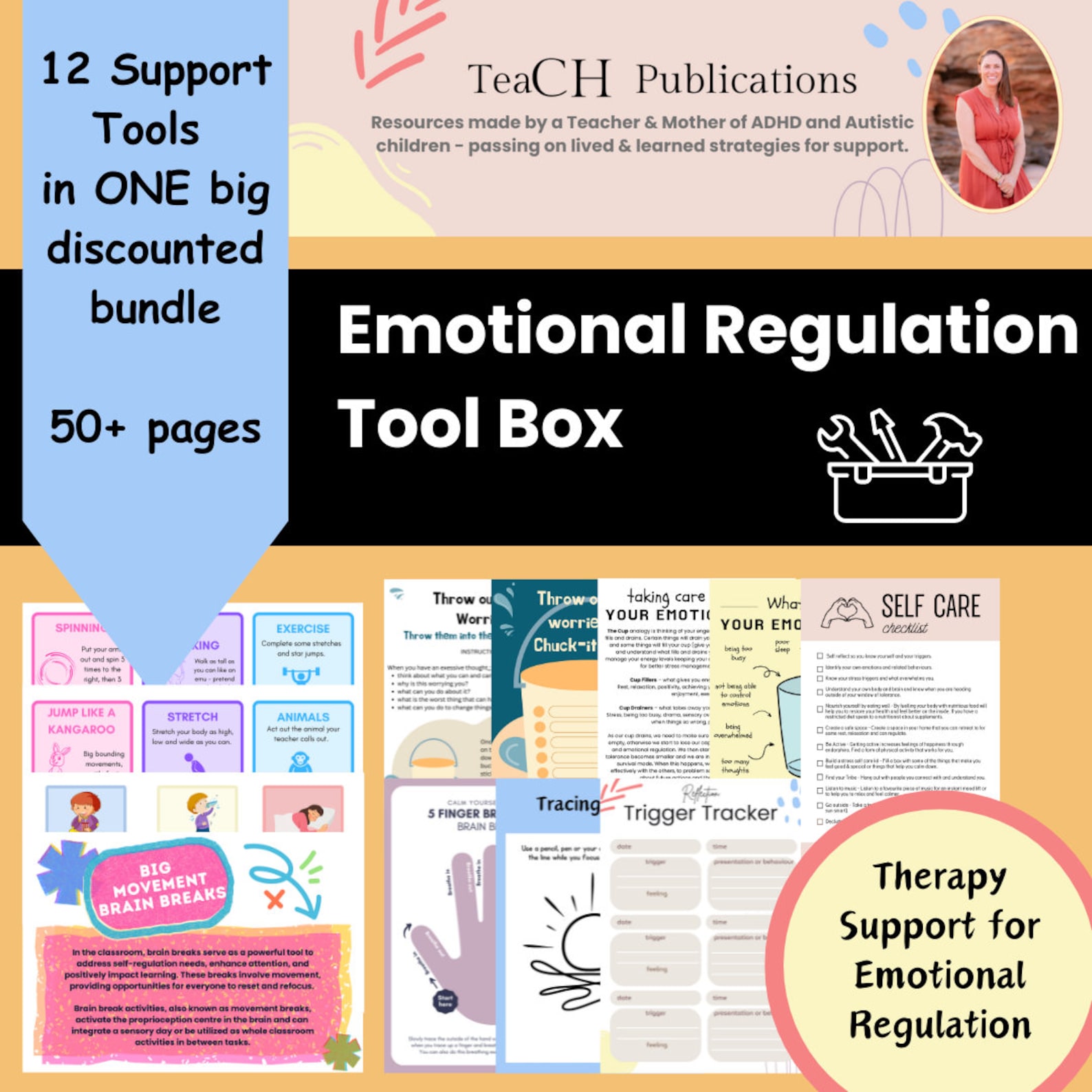 Emotional Regulation Tool Box for Emotional Therapy Support Anxiety ...