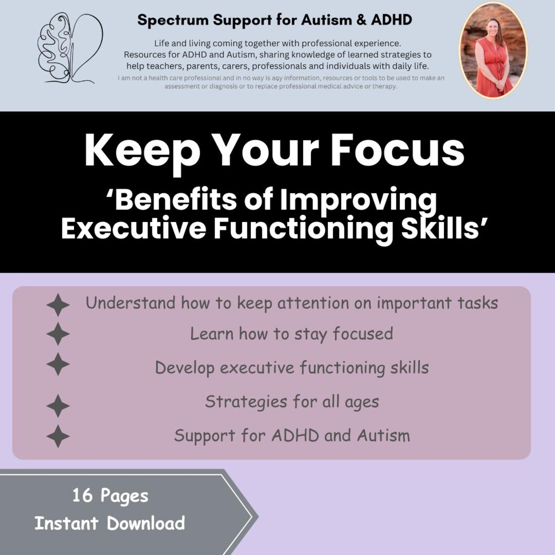 Attention Focus and Concentration Improvement Executive Functioning ...