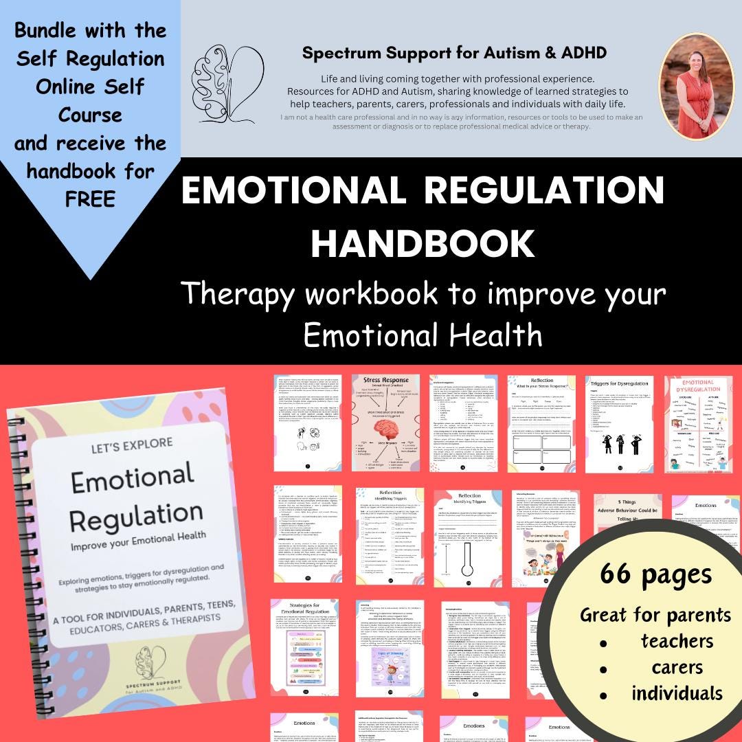 Emotional Regulation Therapy Worksheets Psychology Handbook Emotional ...